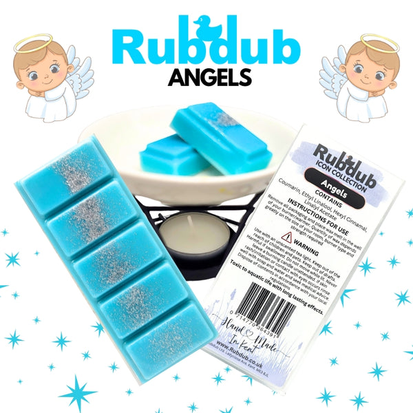 Angels 50g Wax Melt Snap Bar. 50 Hrs+ Burn Time – Rubdub